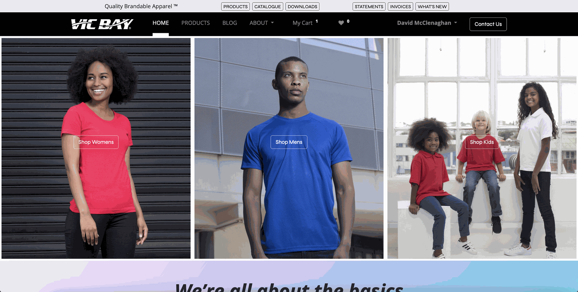 New & Improved Website! | Vic Bay Apparel®